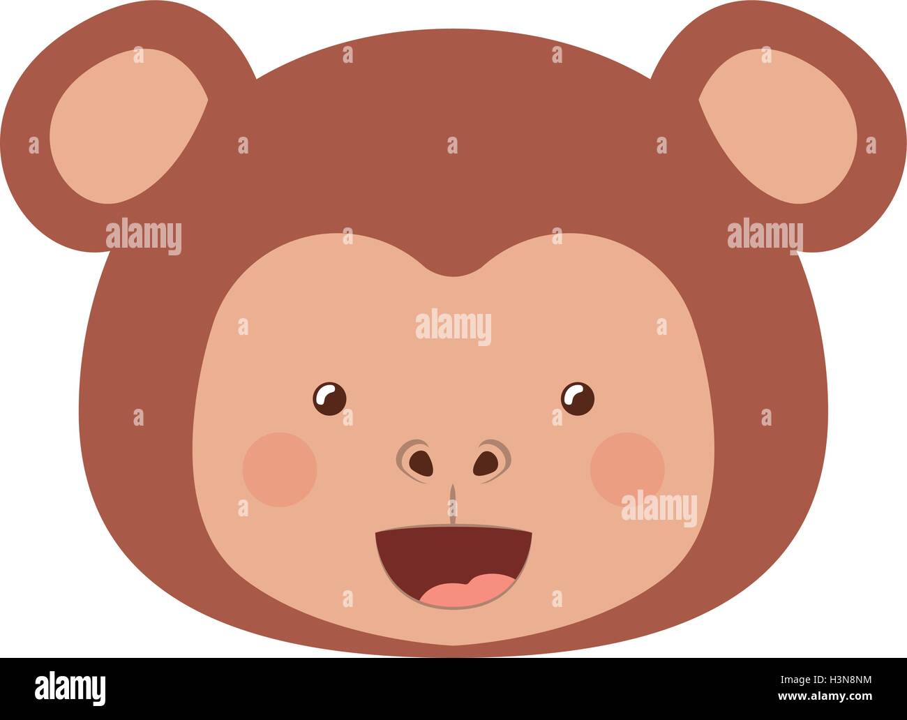 Isolated monkey cartoon design Stock Vector Image & Art - Alamy