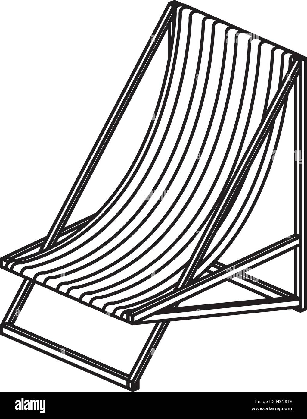 Isolated and silhouette suns chair design Stock Vector Image & Art - Alamy