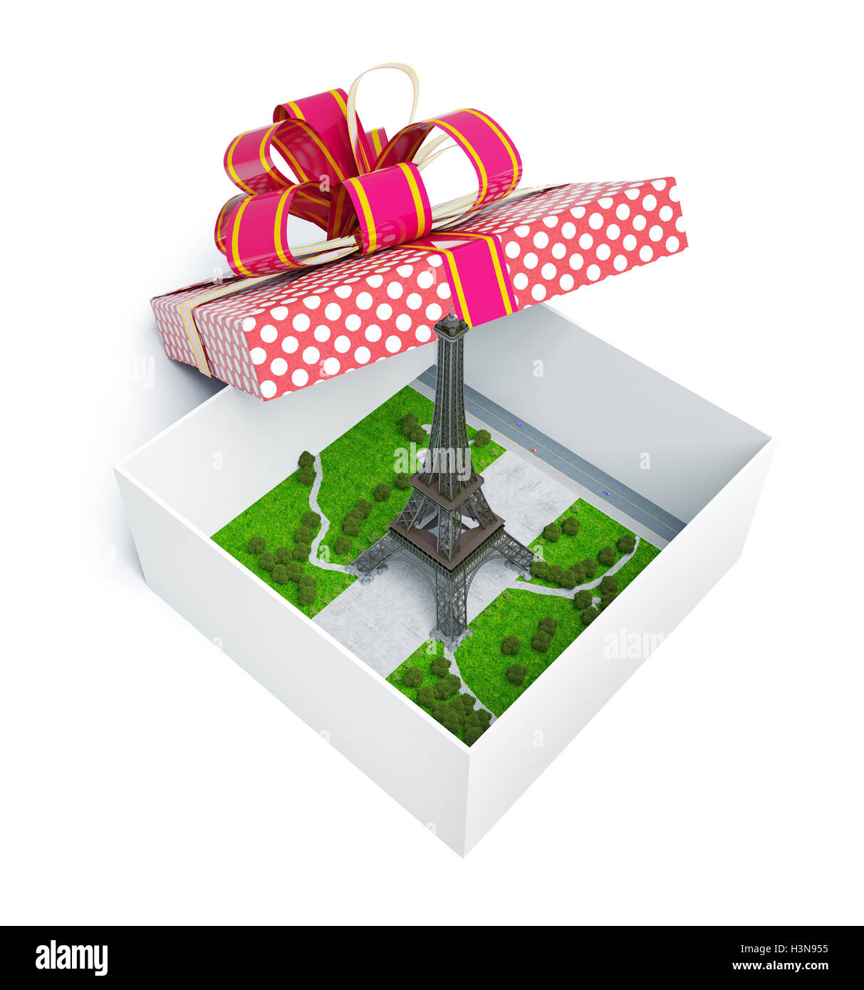 Destination box Cut Out Stock Images & Pictures - Alamy