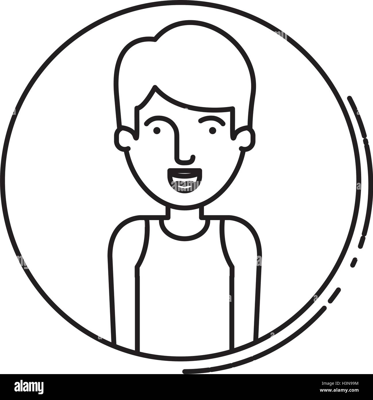 Isolated man cartoon design Stock Vector Image & Art - Alamy