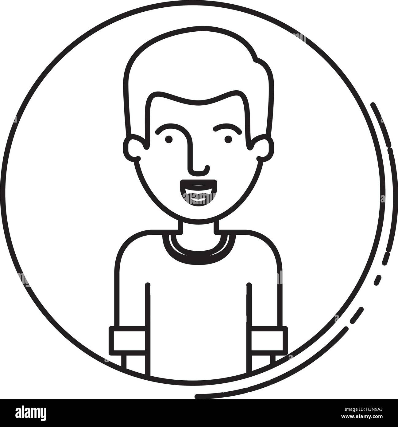 Isolated man cartoon design Stock Vector Image & Art - Alamy