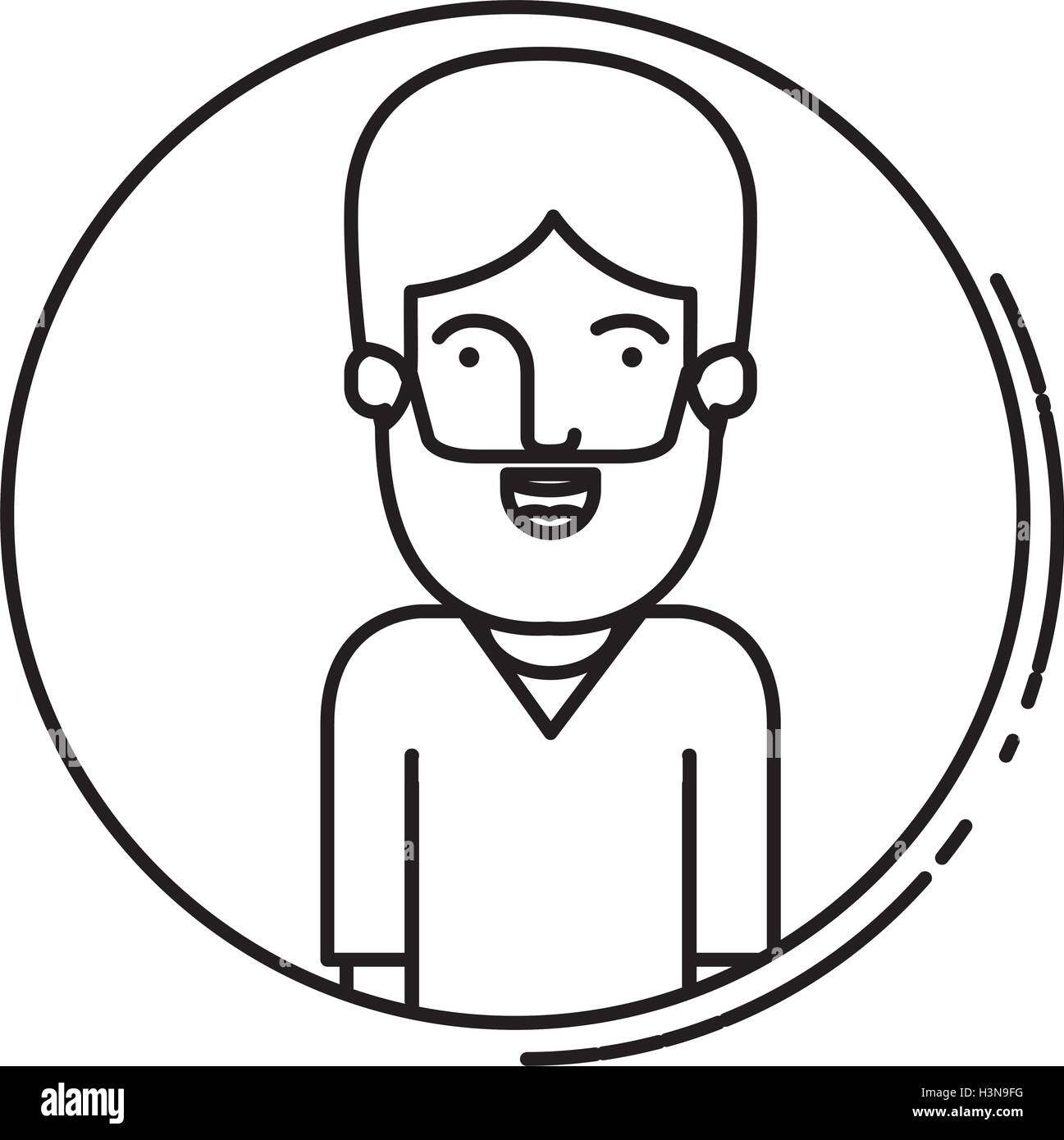 Isolated man cartoon design Stock Vector Image & Art - Alamy