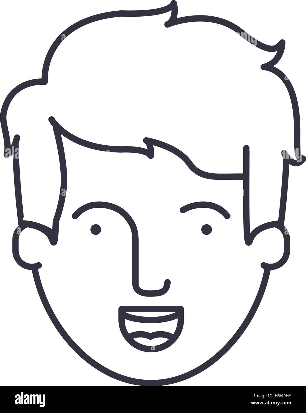 Isolated man cartoon design Stock Vector Image & Art - Alamy