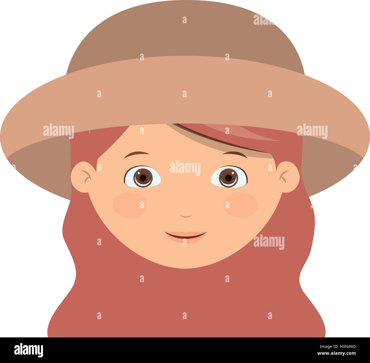 Isolated girl cartoon design Stock Vector Image & Art - Alamy