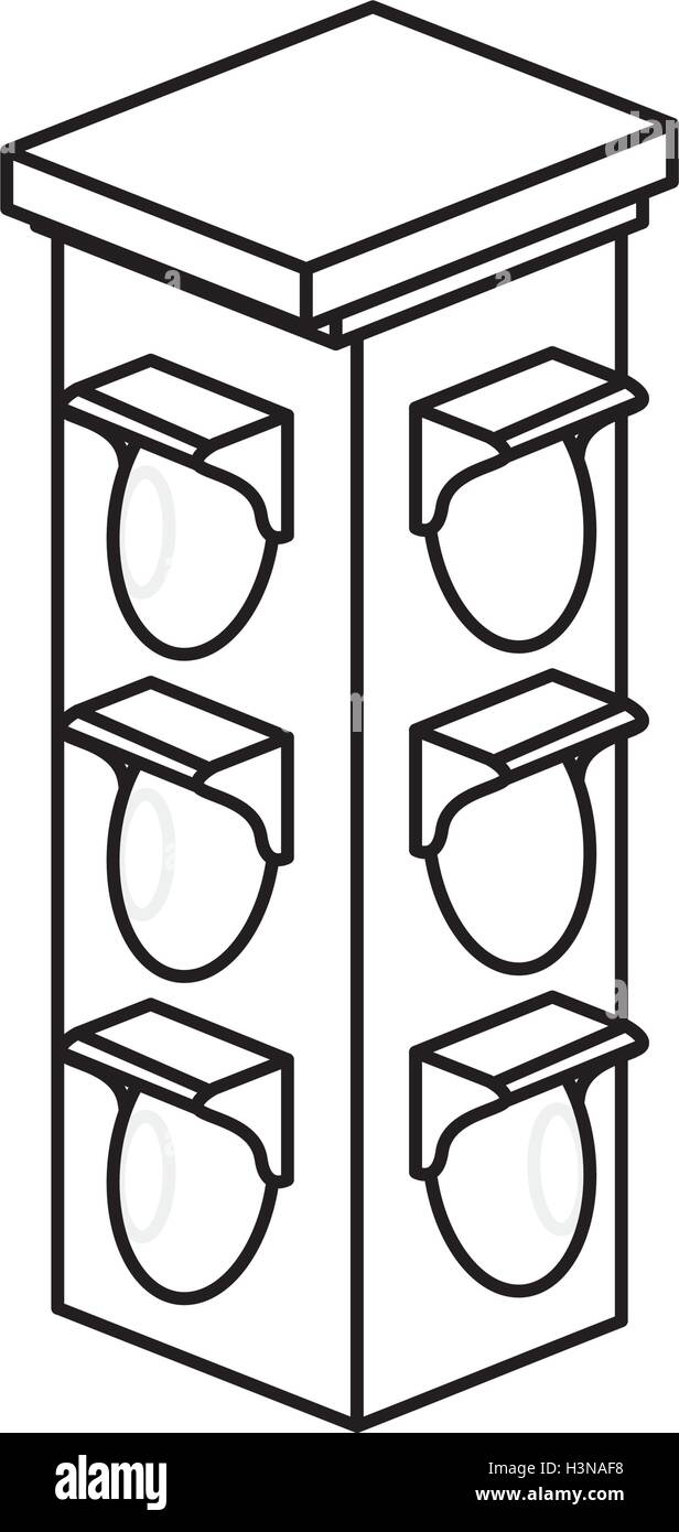 Isolated and silhouette semaphore design Stock Vector Image & Art - Alamy