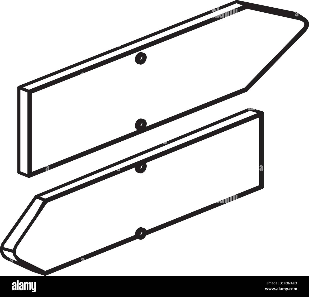 Isolated and silhouette road sign design Stock Vector Image & Art - Alamy