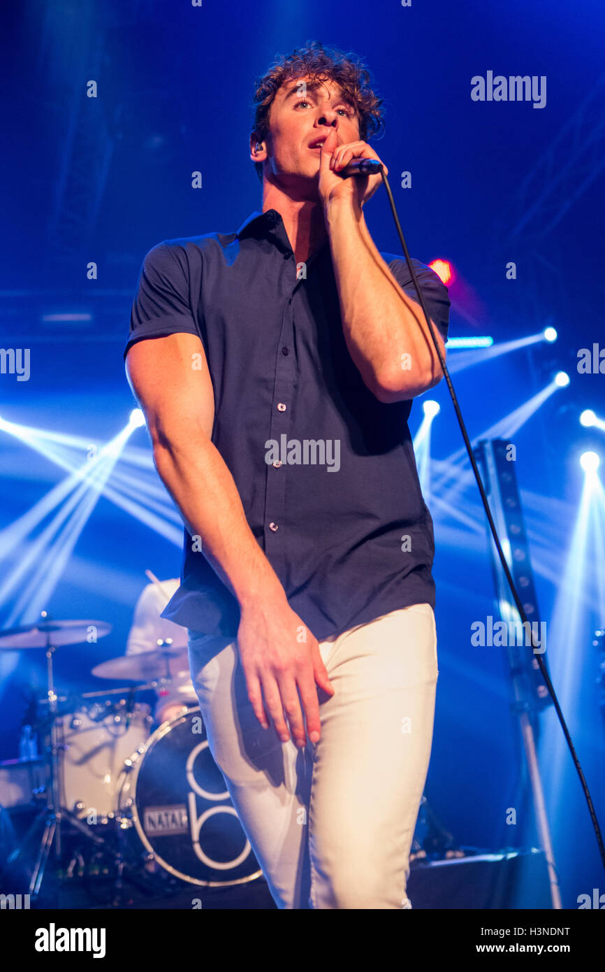 Milan, Italy. 10th Oct, 2016. The British rock band DON BROCO performs ...