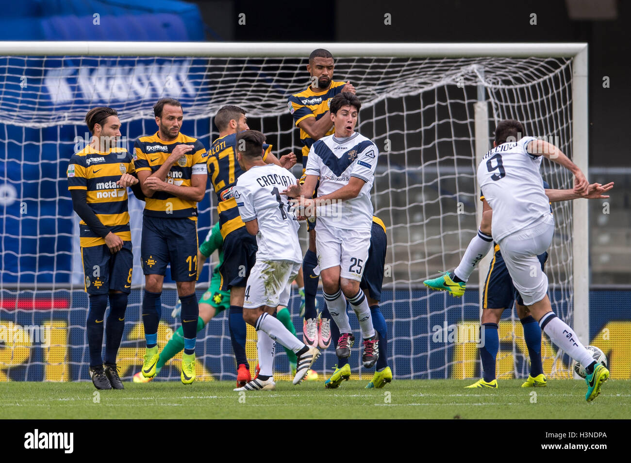 Verona, Italy. 9th Oct, 2016. Andrea Caracciolo (Brescia) Football ...