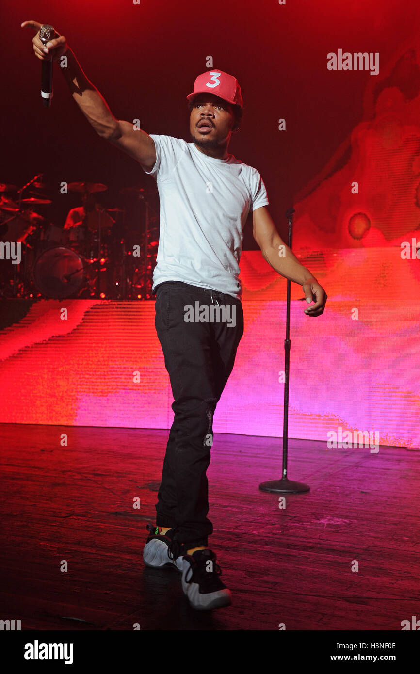 Miami Beach, FL, USA. 10th Oct, 2016. Chancelor Bennett aka Chance the ...
