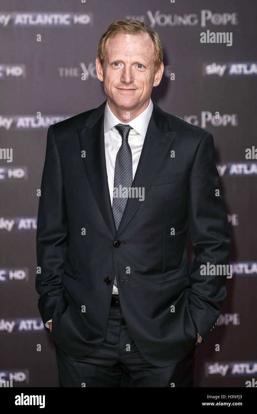 Rome, Italy. 9th Oct, 2016. Scott Shepherd attends 'The Young Pope ...