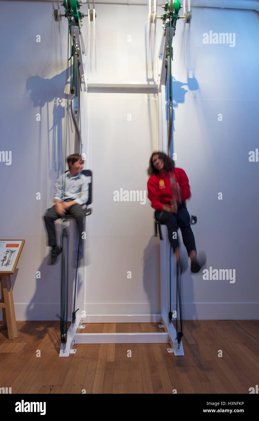 Pulley up interactive exhibit hi-res stock photography and images - Alamy