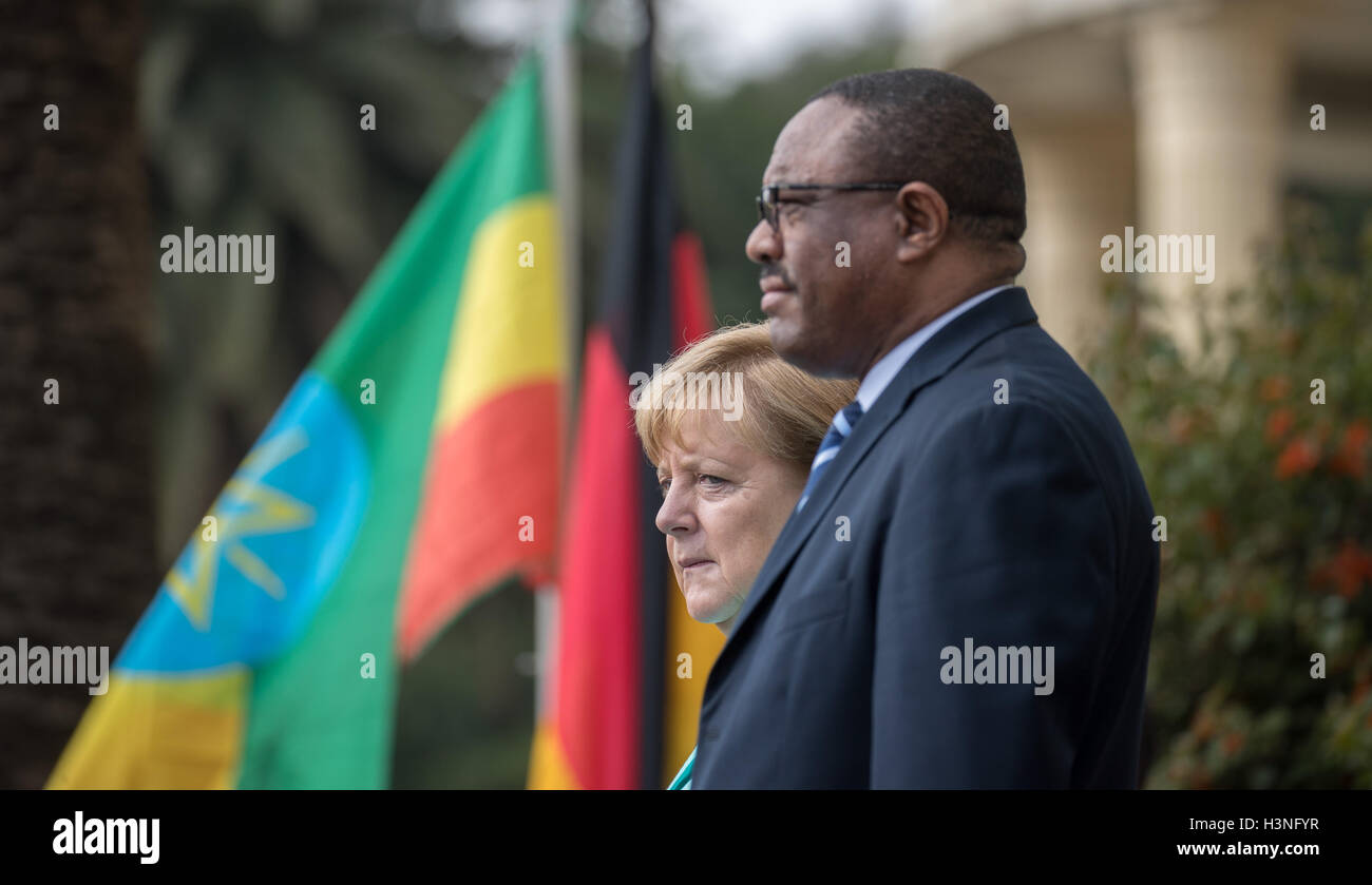 Addis Ababa, Ethiopia. 11th Oct, 2016. The German chancellor Angela ...