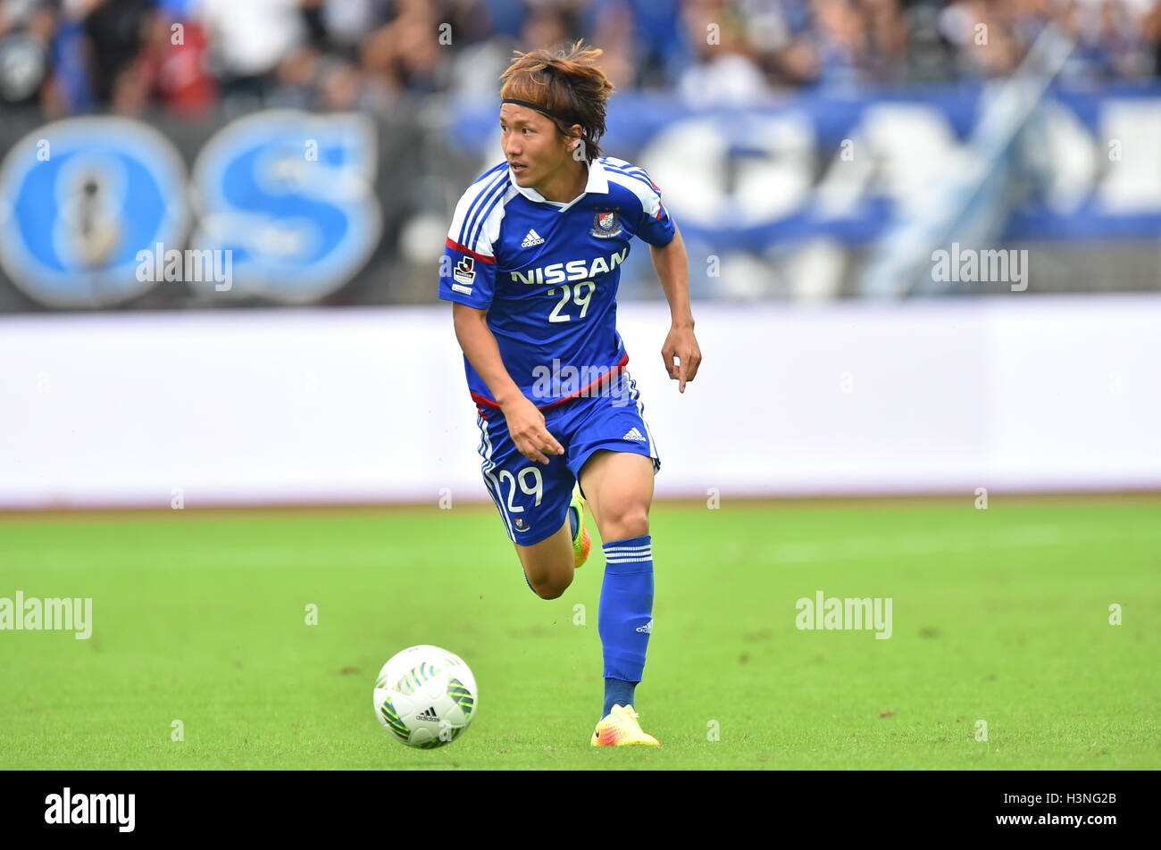 Kanagawa, Japan. 9th Oct, 2016. Jun Amano (F Marinos) Football /Soccer ...
