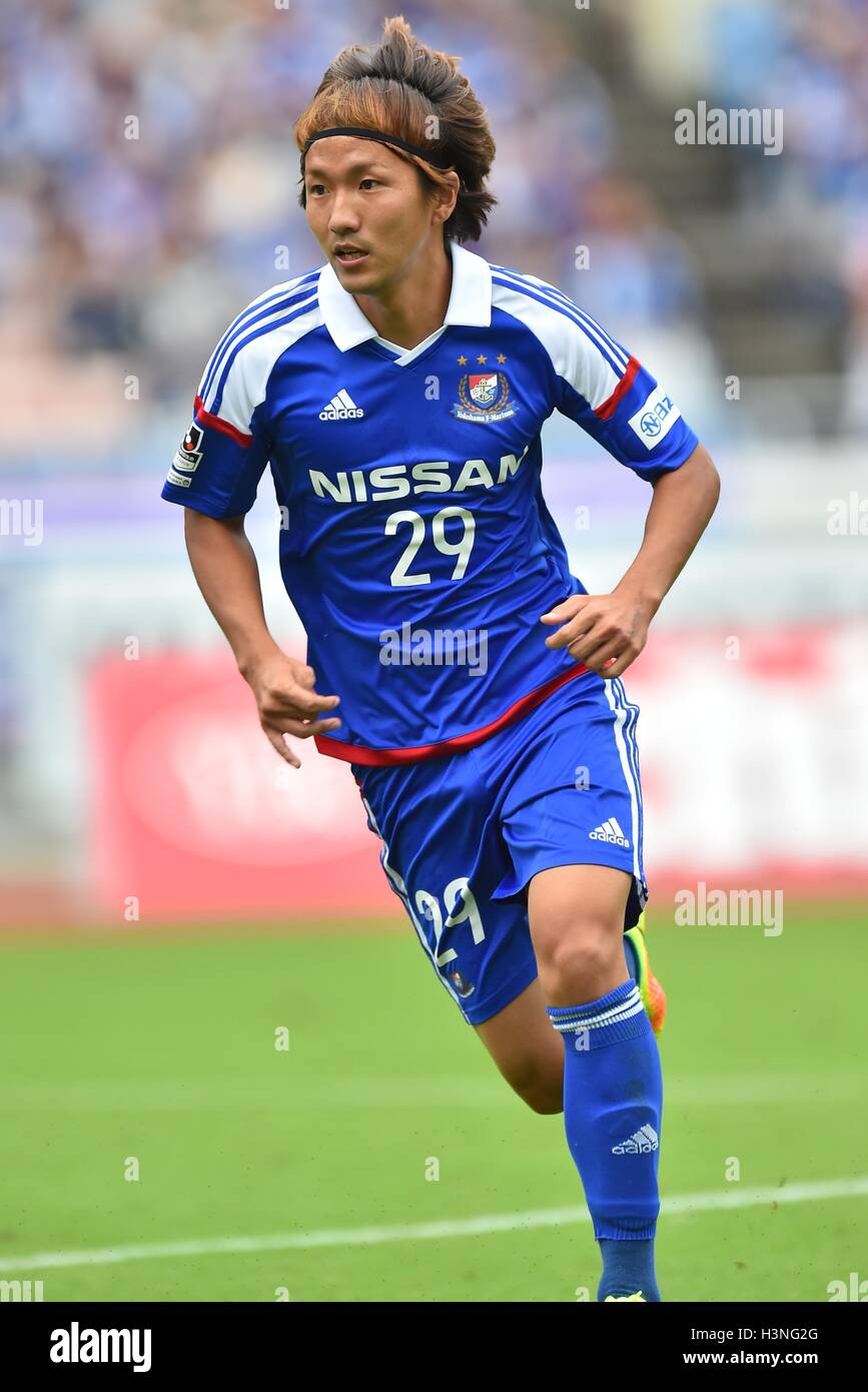 Kanagawa, Japan. 9th Oct, 2016. Jun Amano (F Marinos) Football /Soccer ...