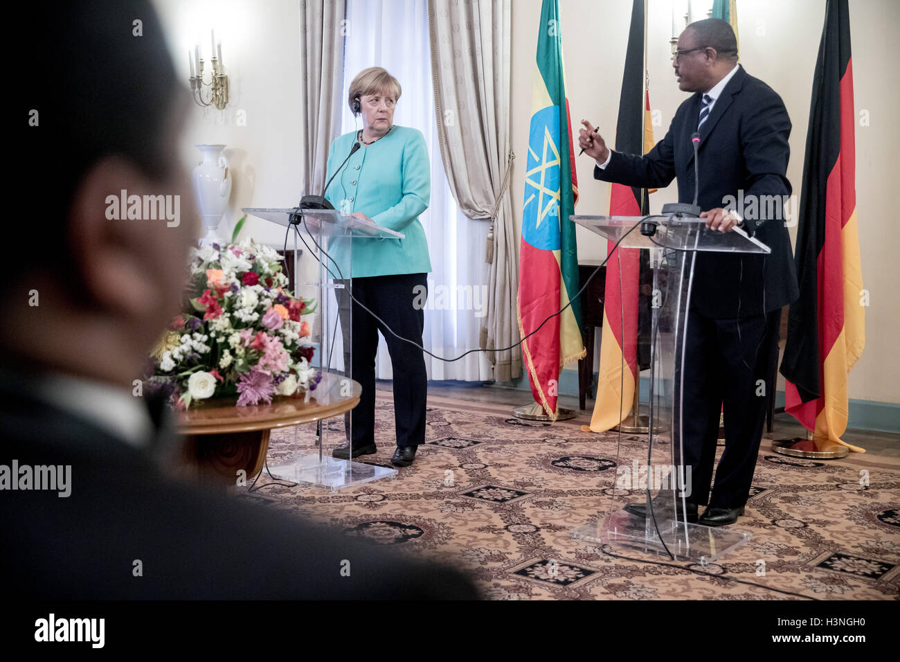 Addis Ababa, Ethiopia. 11th Oct, 2016. German chancellor Angela Merkel ...