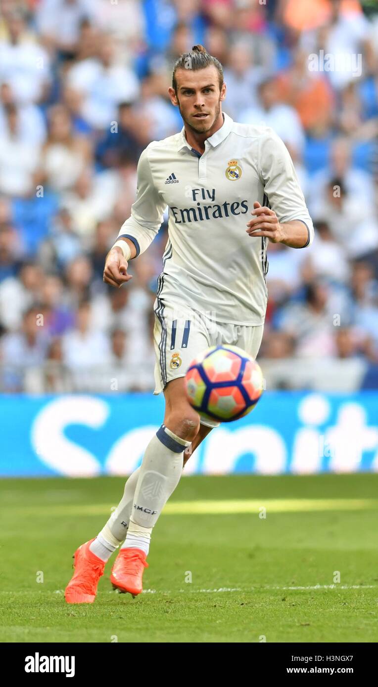 Gareth Bale Real Madrid during the LA LIGA match between Real Madrid and SD Eibar played at Estadio Santiago Bernabeu Madrid FOTO J.M.Colomo Cordon Press Stock Photo Alamy
