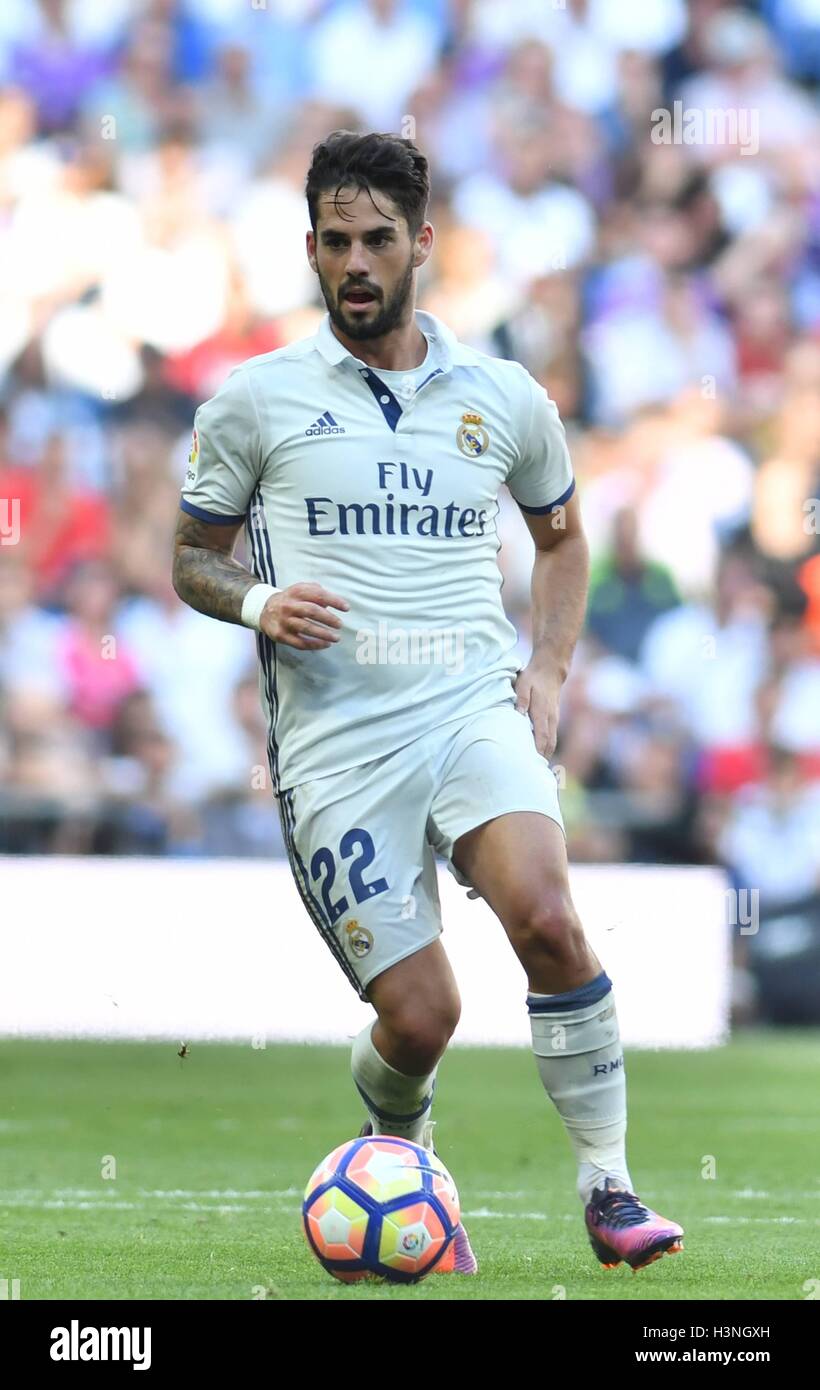 Isco Real Madrid In Action During The LA LIGA Match Between Real Isco Real Madrid In Action During The LA LIGA Match Between Real