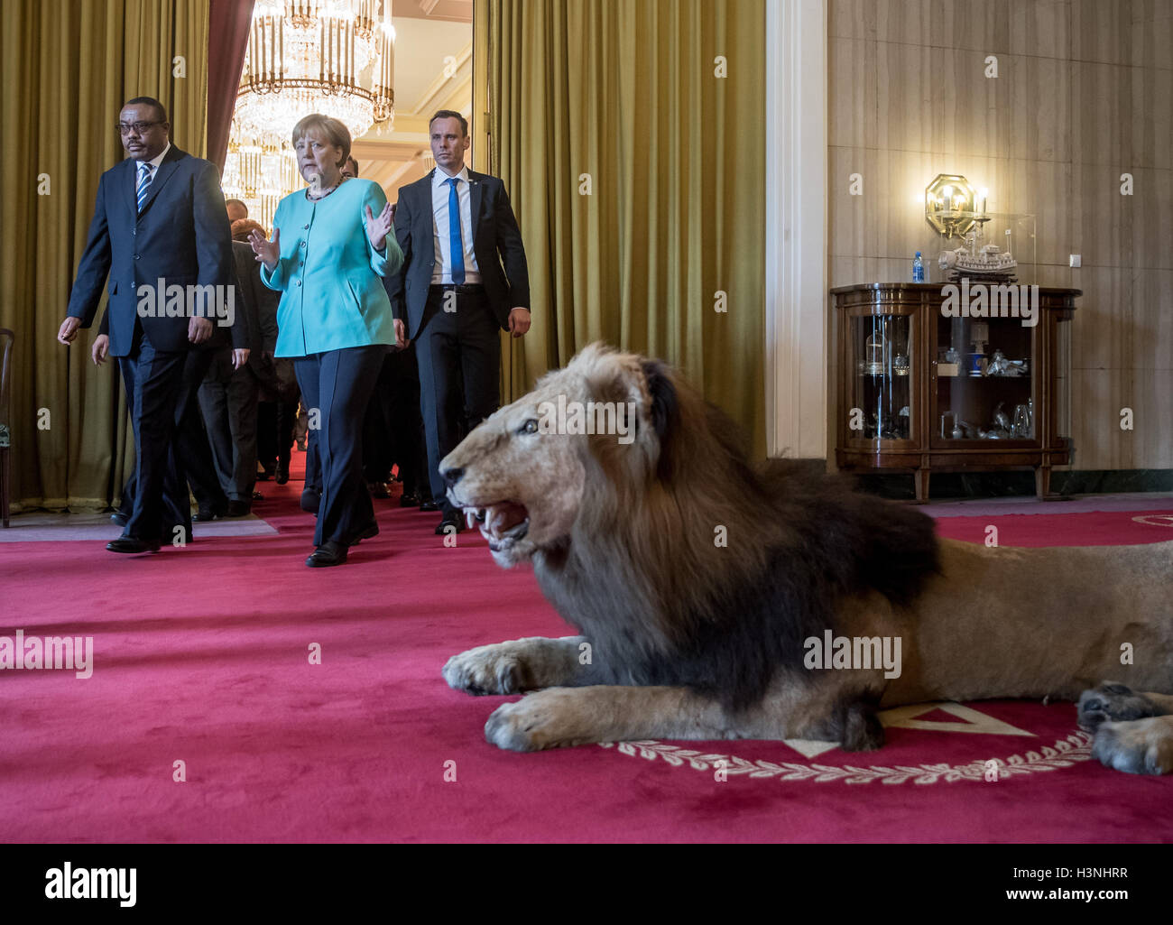 Addis Ababa, Ethiopia. 11th Oct, 2016. German Chancellor Angela Merkel ...