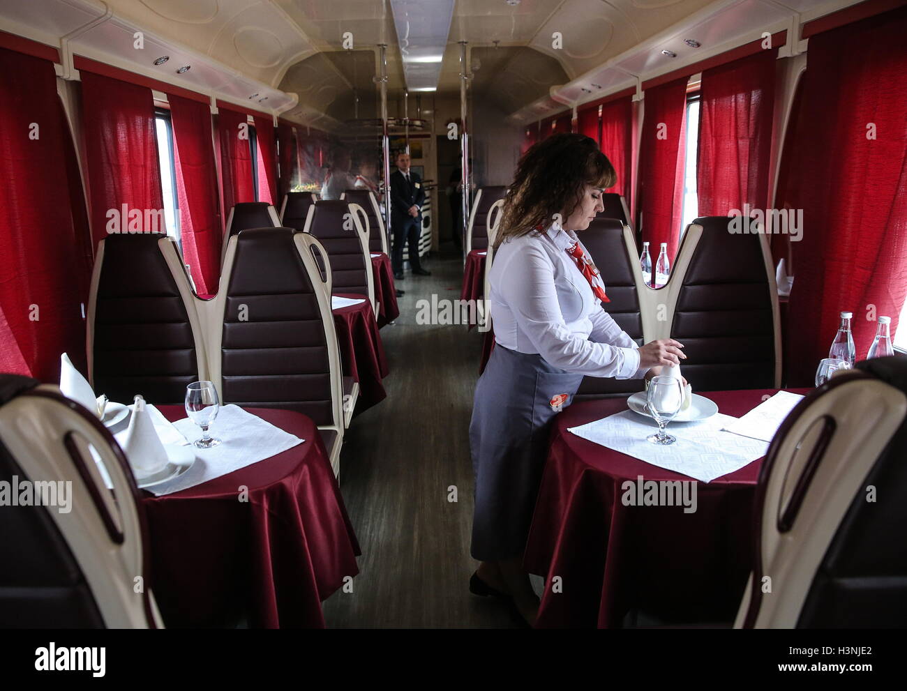 Russian Railways Dining Car High Resolution Stock Photography and ...