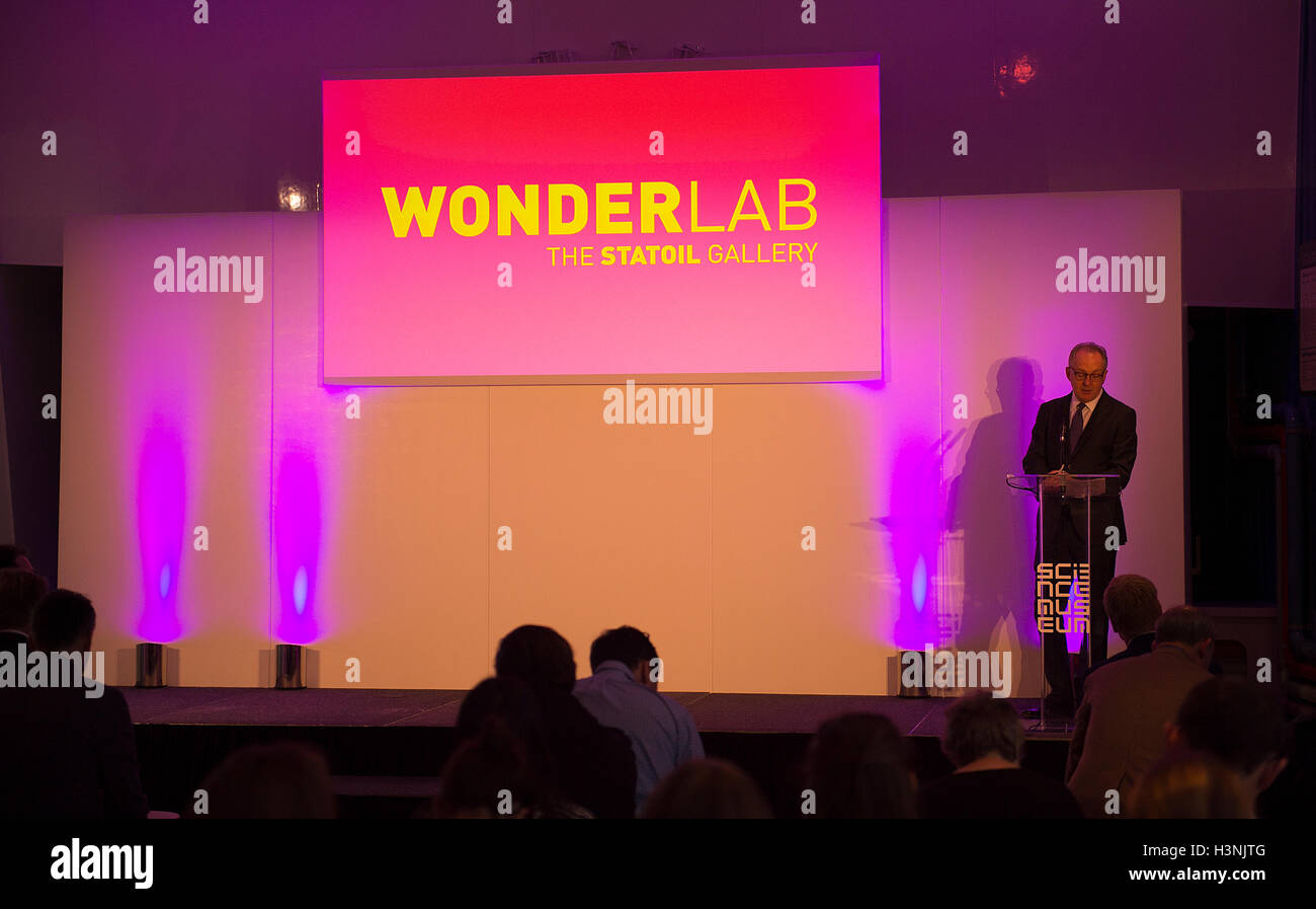Science Museum, London, UK. 11th October, 2016. Wonderlab: The Statoil ...