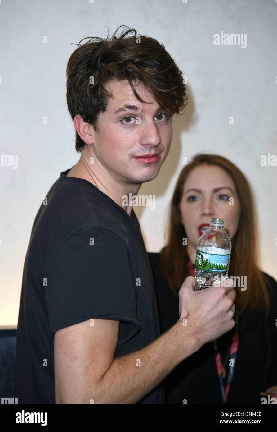 New York, NY, USA. 11th Oct, 2016. Charlie Puth at in-store appearance ...