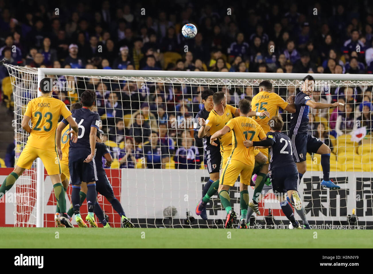 Docklands Stadium, Melbourne, Australia. 11th Oct, 2016. Japan team ...