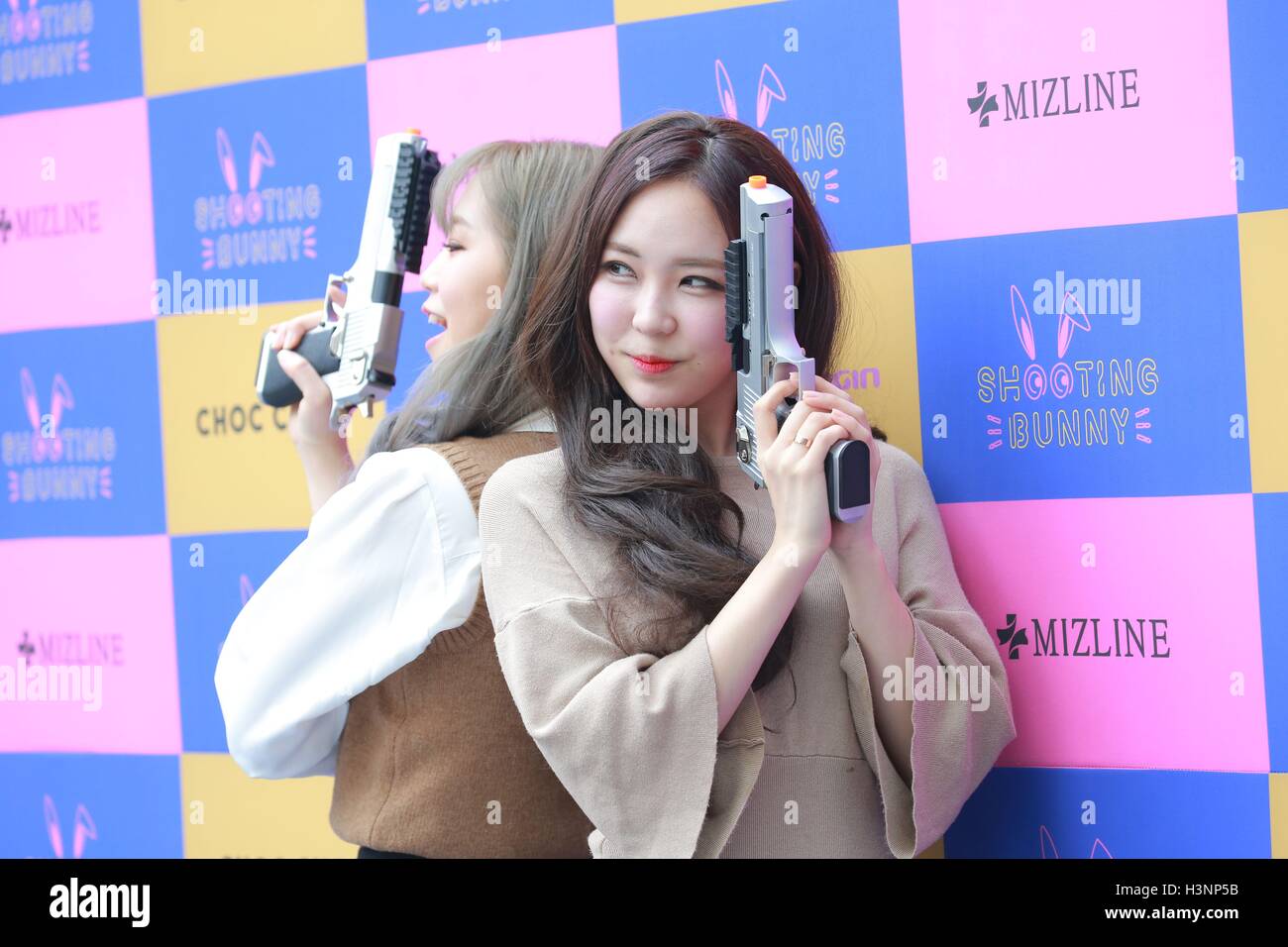 Seoul, Korea. 11th Oct, 2016. HALO attends shooting games marketing ...