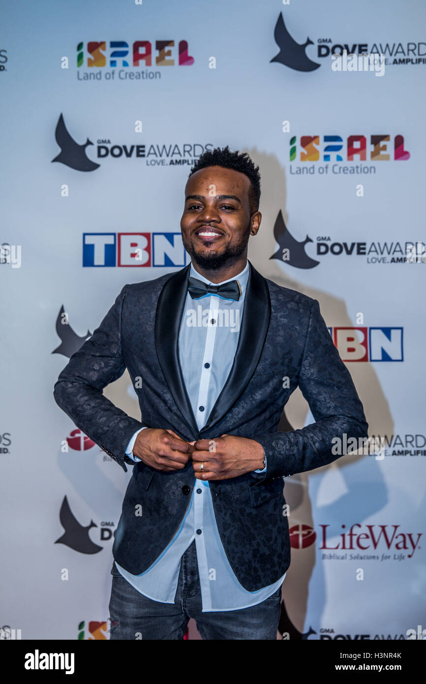 Nashville, Tennessee, USA. 11th Oct, 2016. Travis Greene at the 47th ...