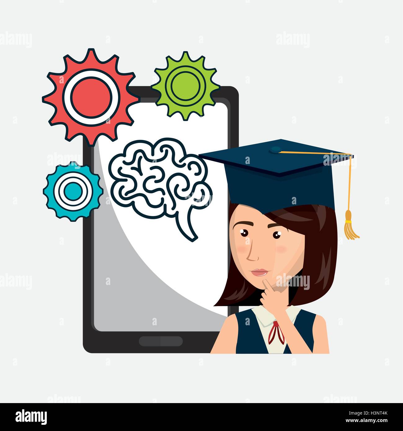 education app design Stock Vector Image & Art - Alamy