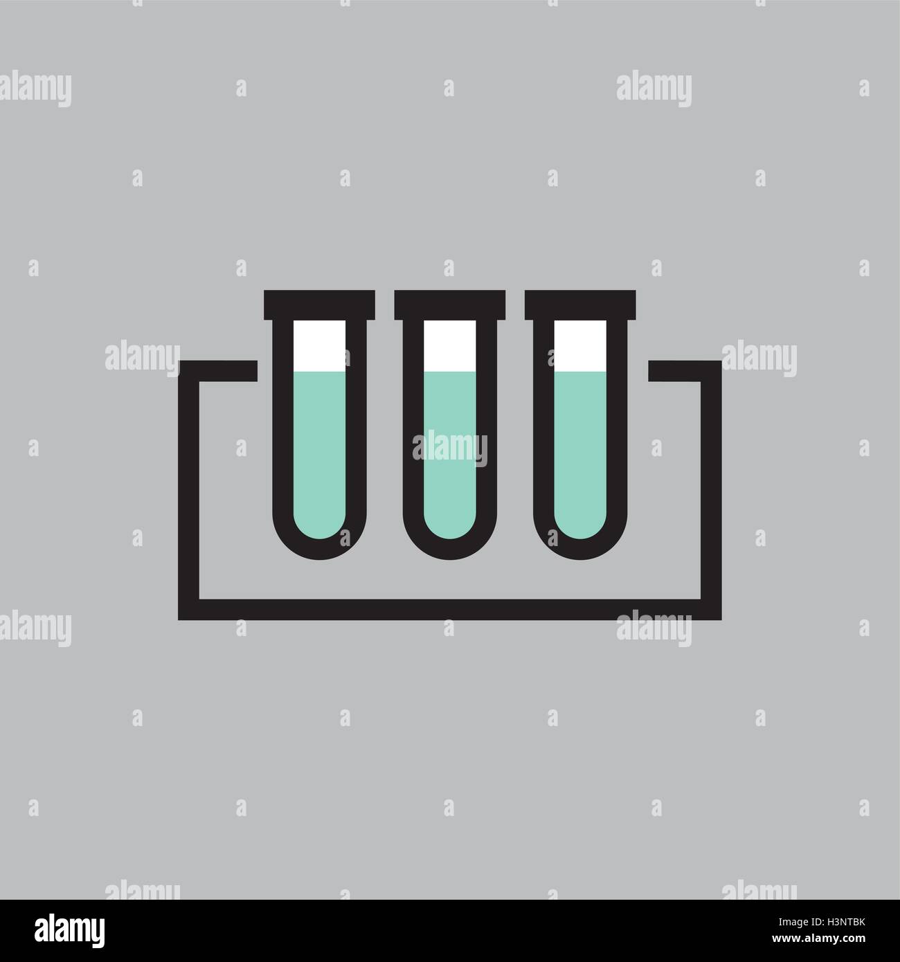 tube test laboratory line icons Stock Vector Image & Art - Alamy
