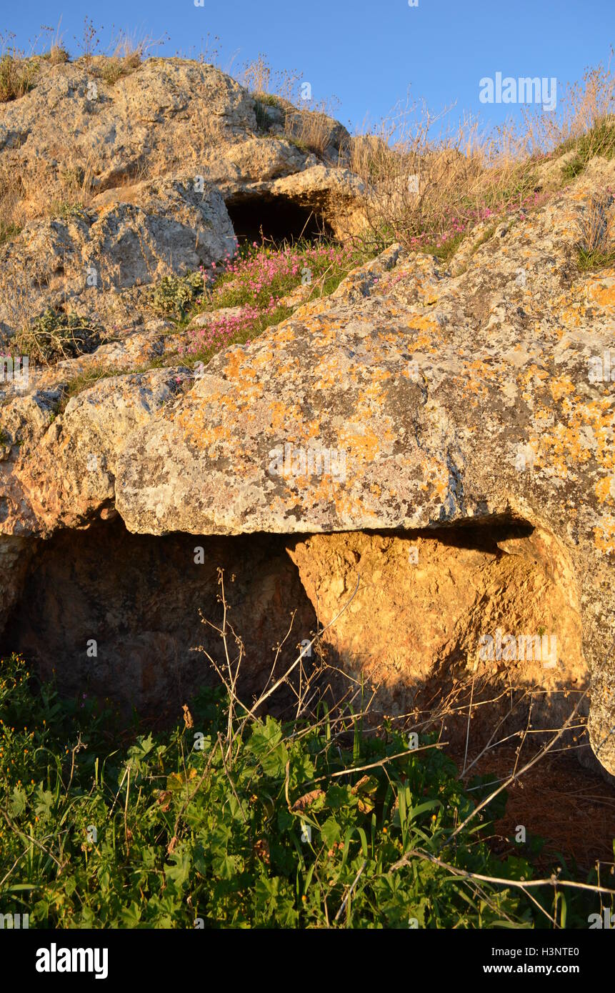 caves and mines around Greece Stock Photo - Alamy