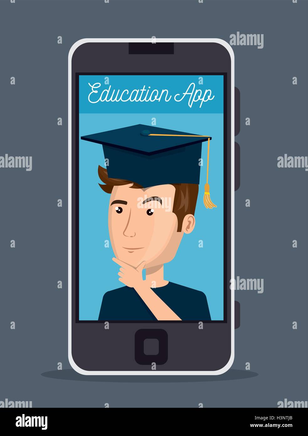 education app design Stock Vector Image & Art - Alamy