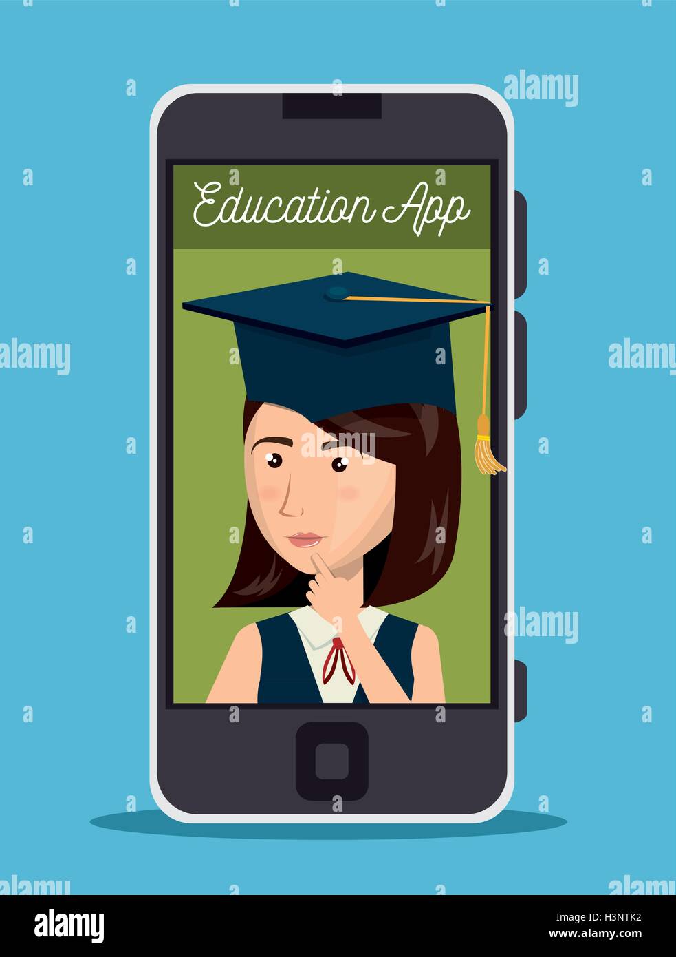 education app design Stock Vector Image & Art - Alamy