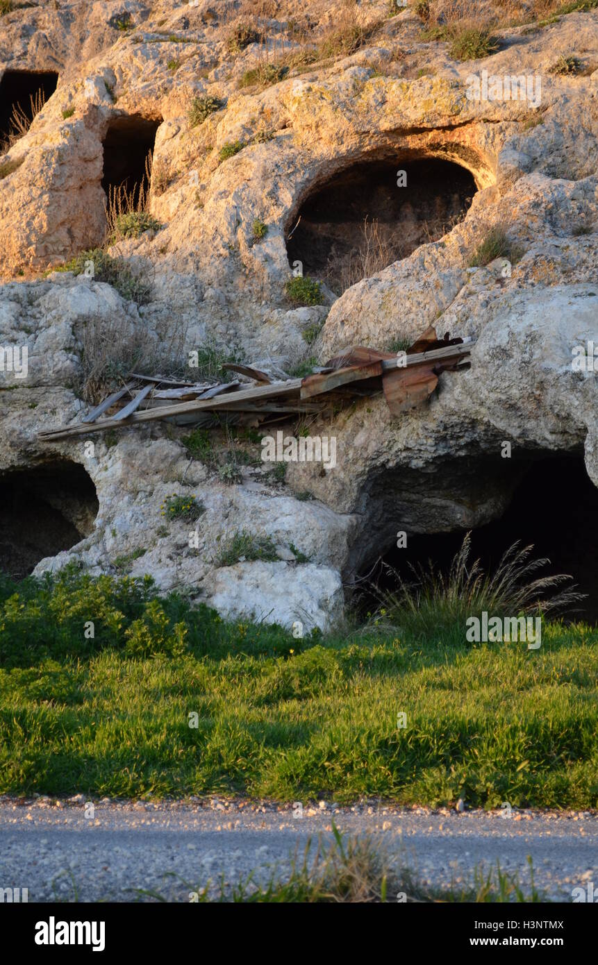 caves and mines around Greece Stock Photo - Alamy