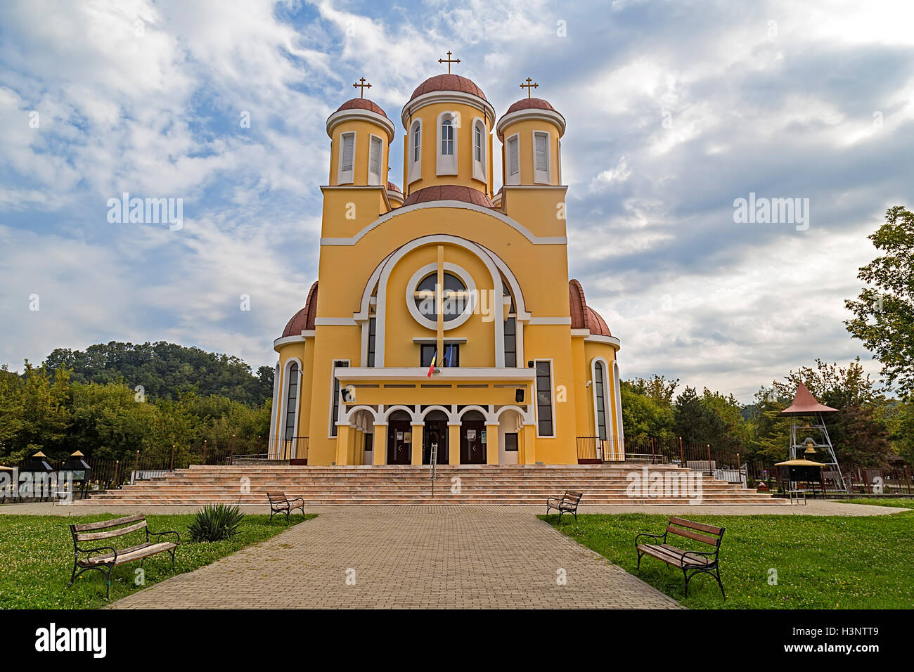Orthodox Cathedral in Resita, Caras-Severin district, Romania Stock ...