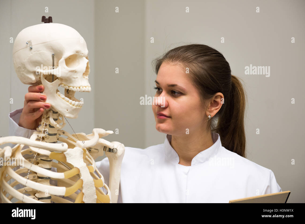 Doctor skeleton anatomy hi-res stock photography and images - Alamy
