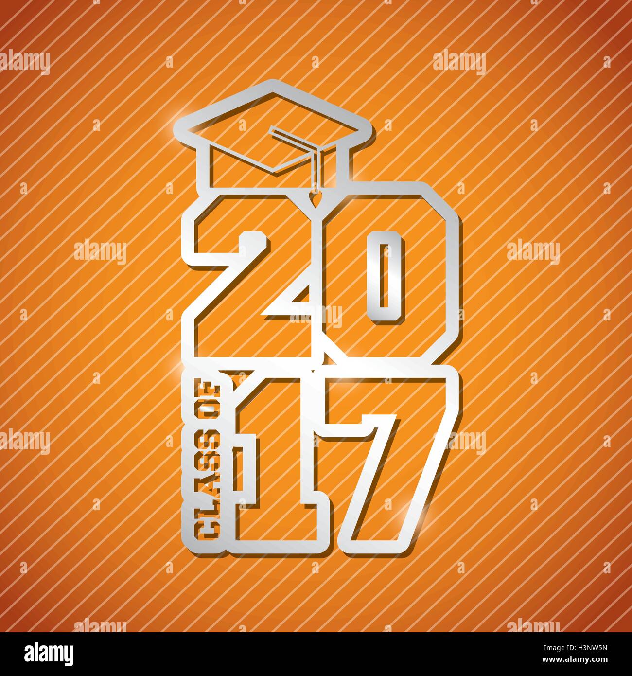 congratulations class of 2017 card Stock Vector Image & Art - Alamy