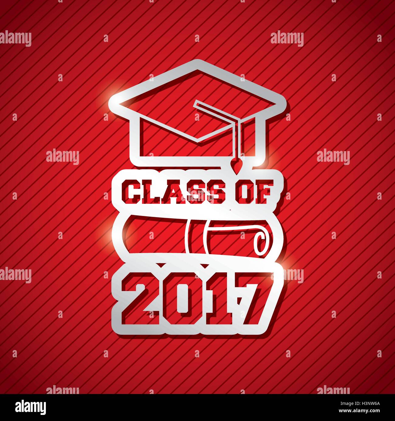 Congratulations class 2017 card hi-res stock photography and images - Alamy