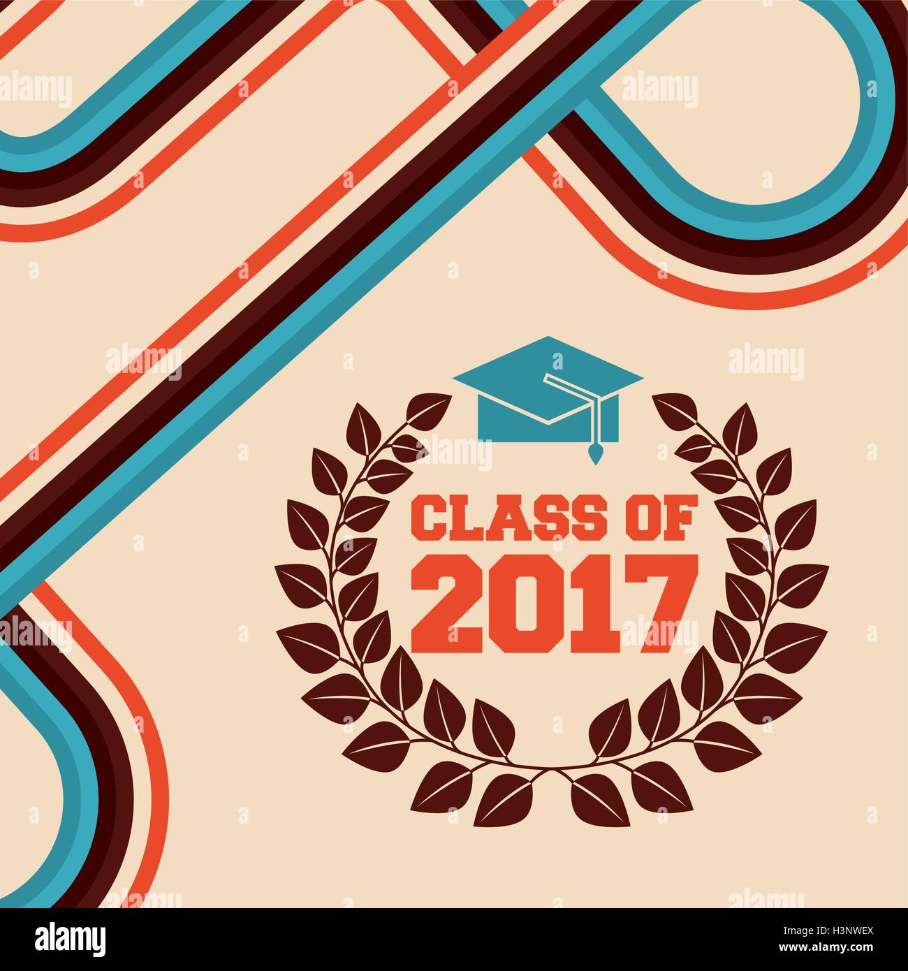 Congratulations class 2017 card hi-res stock photography and images - Alamy