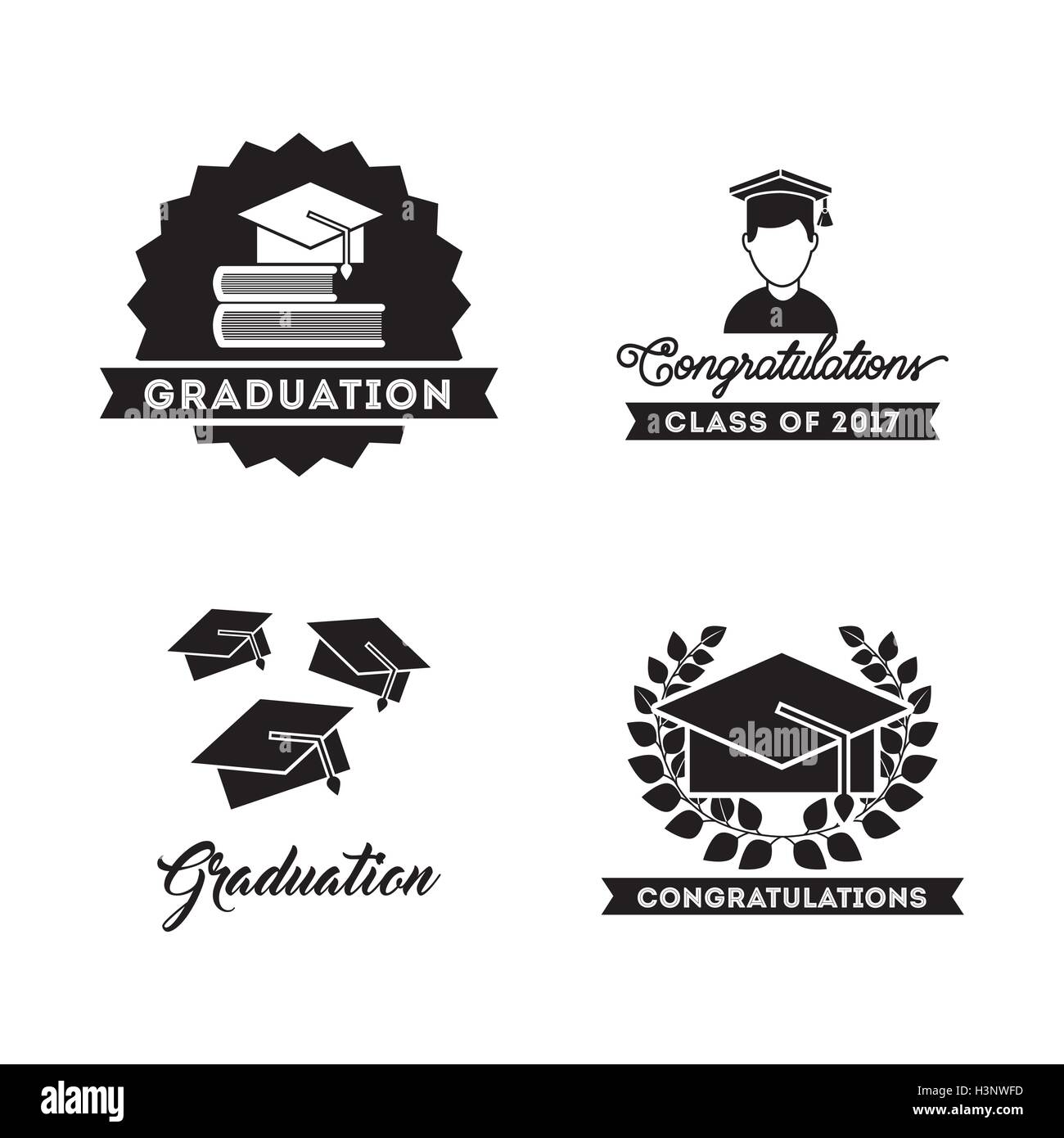 congratulations grad celebration card Stock Vector Image & Art - Alamy