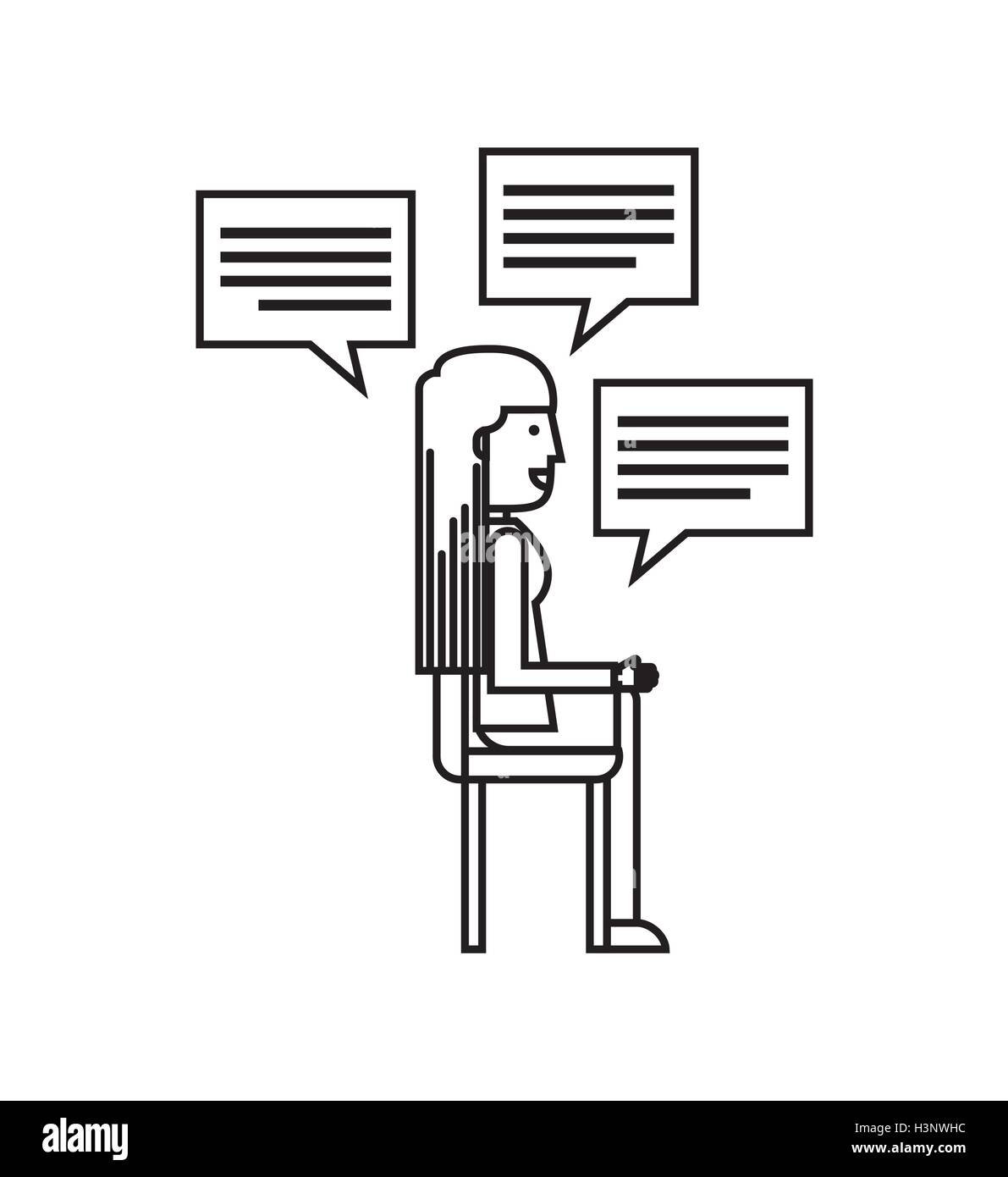 person avatar with training icon Stock Vector Image & Art - Alamy