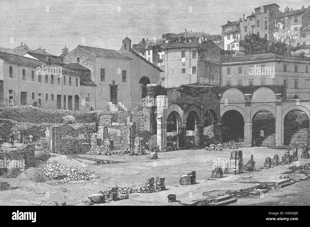 Giulia basilica Black and White Stock Photos & Images - Alamy