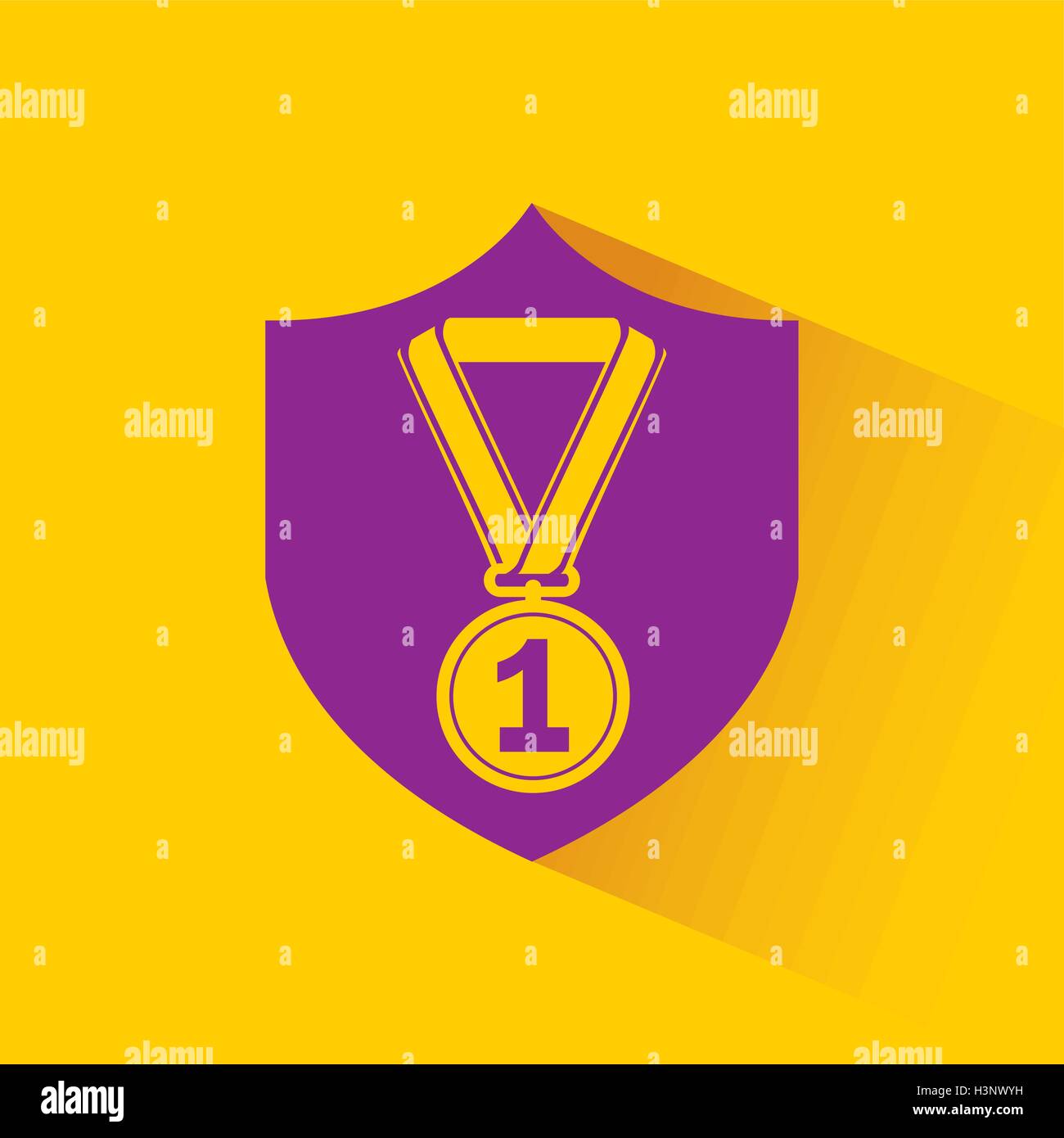 medal first place winner icon Stock Vector Image & Art - Alamy