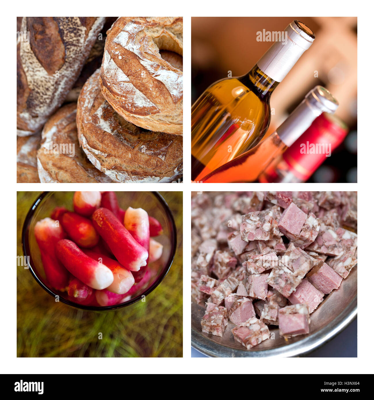Collage of food hi-res stock photography and images - Alamy