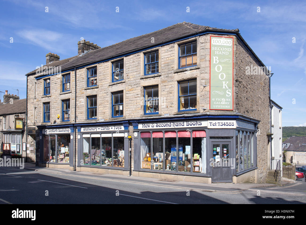 The Carnforth Bookshop, Carnforth Lancashire UK Stock Photo - Alamy