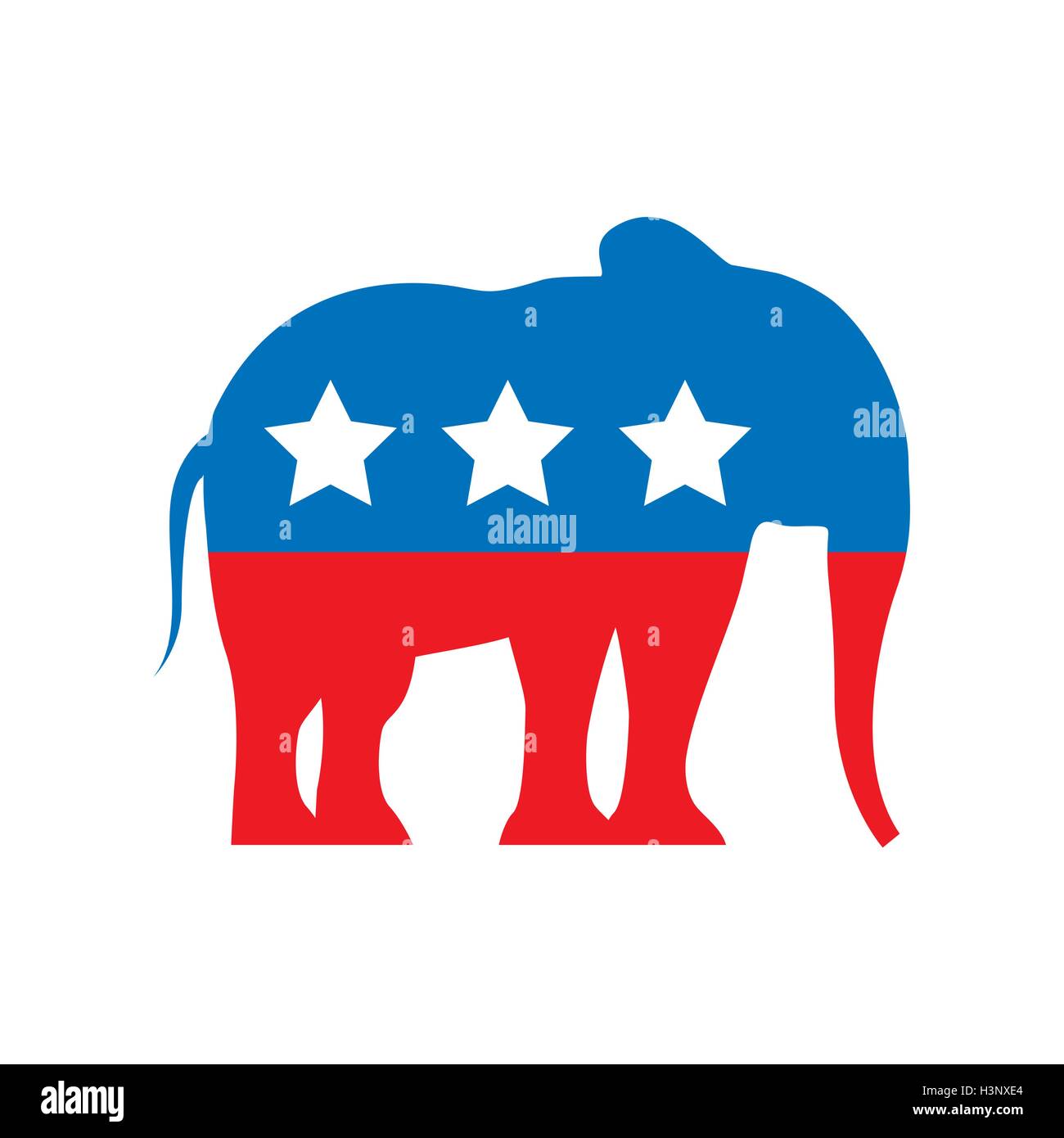 Republican political party animal Stock Vector Image & Art - Alamy