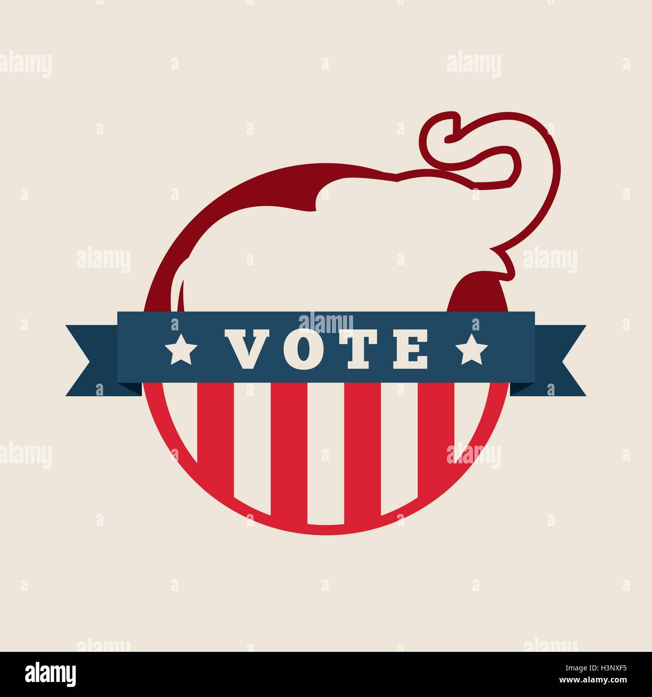 Republicans elephant Stock Vector Images - Alamy