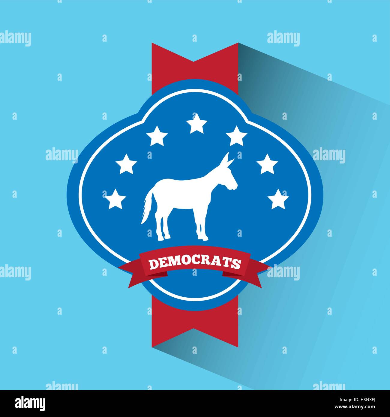 democrat political party animal Stock Vector Image & Art - Alamy