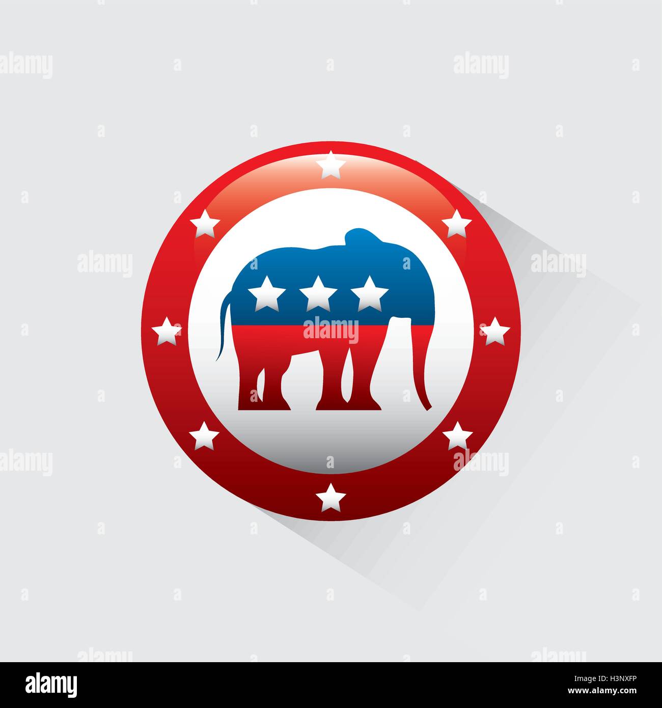 Republican political party animal Stock Vector Image & Art - Alamy