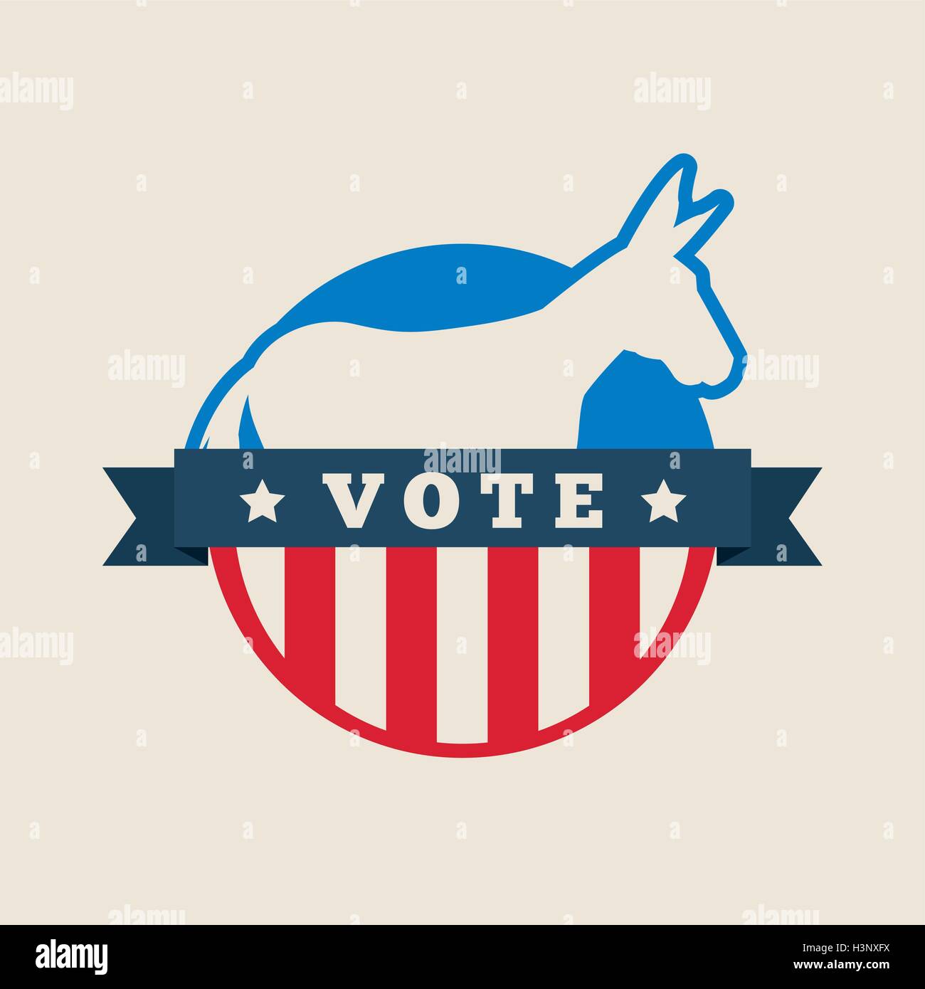 democrat political party animal Stock Vector Image & Art - Alamy